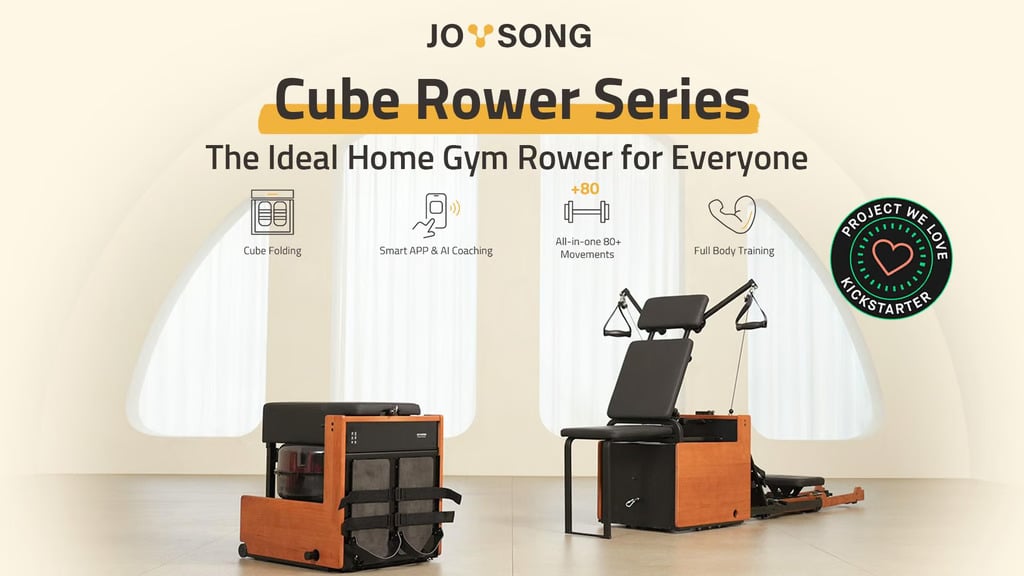 JOYSONG Cube Rower: The Ideal Home Gym Rower for Everyone - HugeBackers